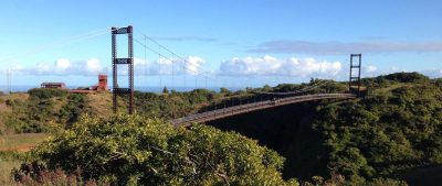 Suspension Bridge in Maui Hawaii - Kapalua Ziplines